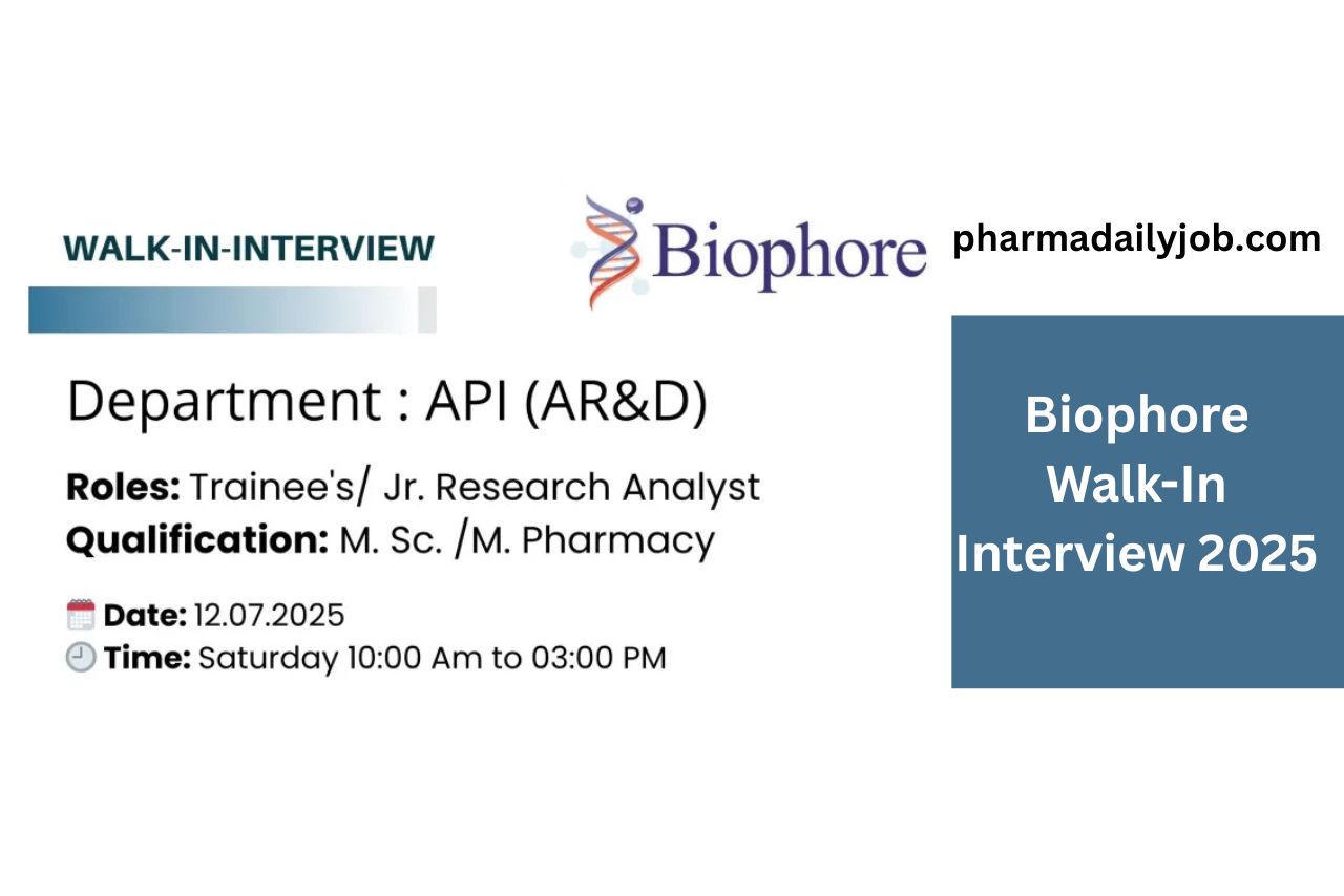 Biophore Walk-In Interview 2025: Exciting Opportunities